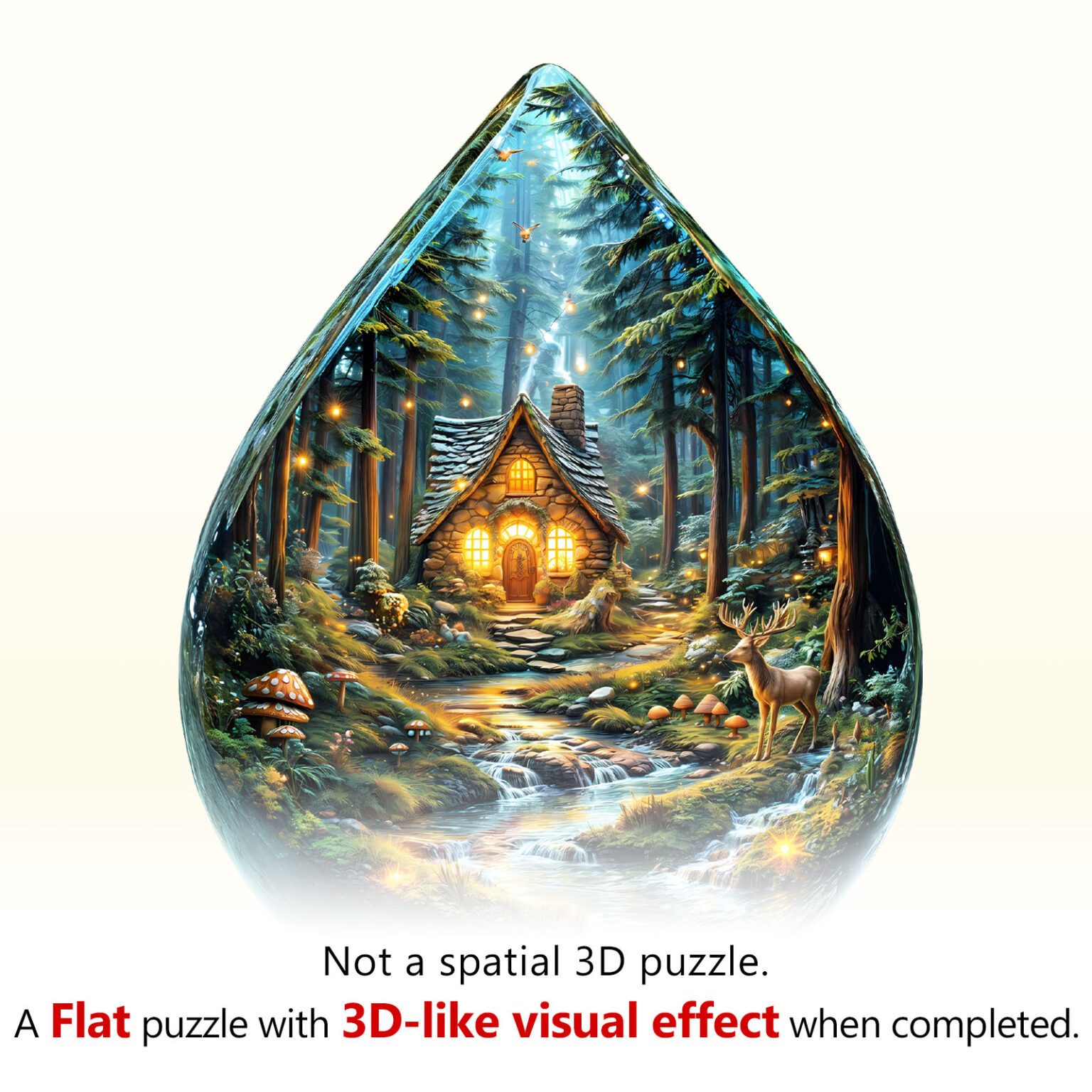 Wooden Jigsaw Puzzle – Mystic Forest - KaaYee Puzzles